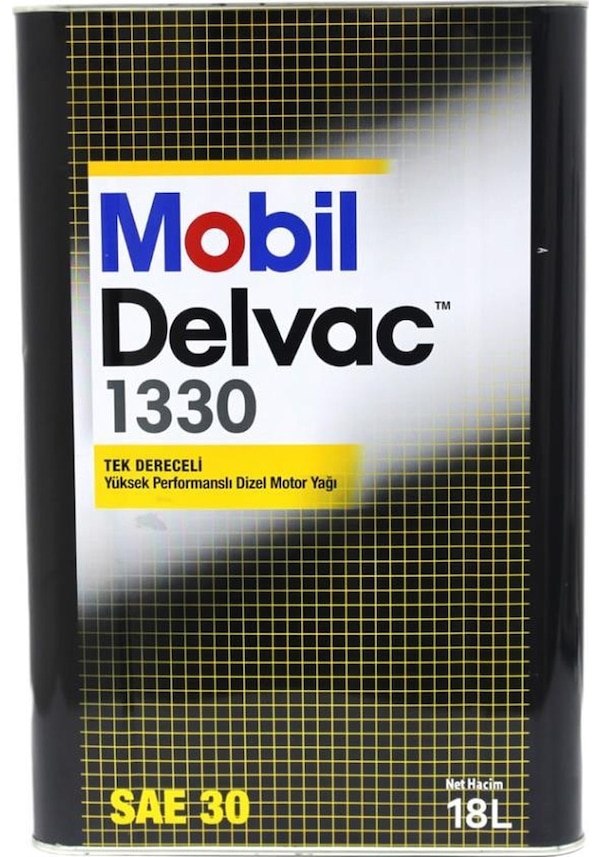 Mobil Delvac 1330 SAE 30 Tek Dereceli Dizel Motor Yağı 16 KG 16 KG ...
