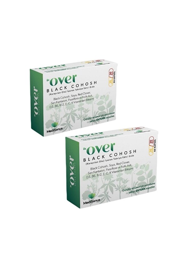 Dr. Over Black Cohosh Takviye Edici Gıda 2 x 60 Kapsül Fiyatları ve ...