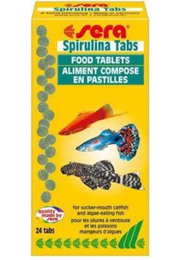 Sera Spirulina Tabs Balık Yemi 24 Tablet Fiyatları ve Özellikleri