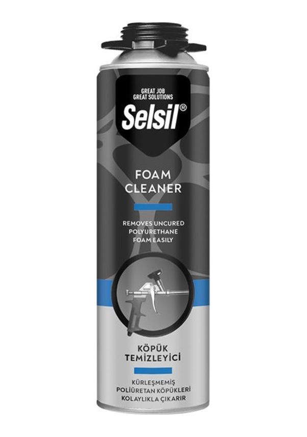 Selsil Poliüretan Köpük Tabanca Temizleyici 500 Ml. Fiyatları ve Özellikleri
