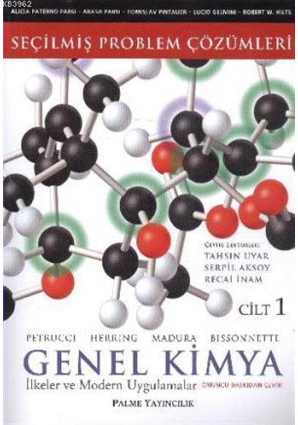 Genel Kimya 1 Seçilmiş Problem Çözümleri Fiyatları ve Özellikleri