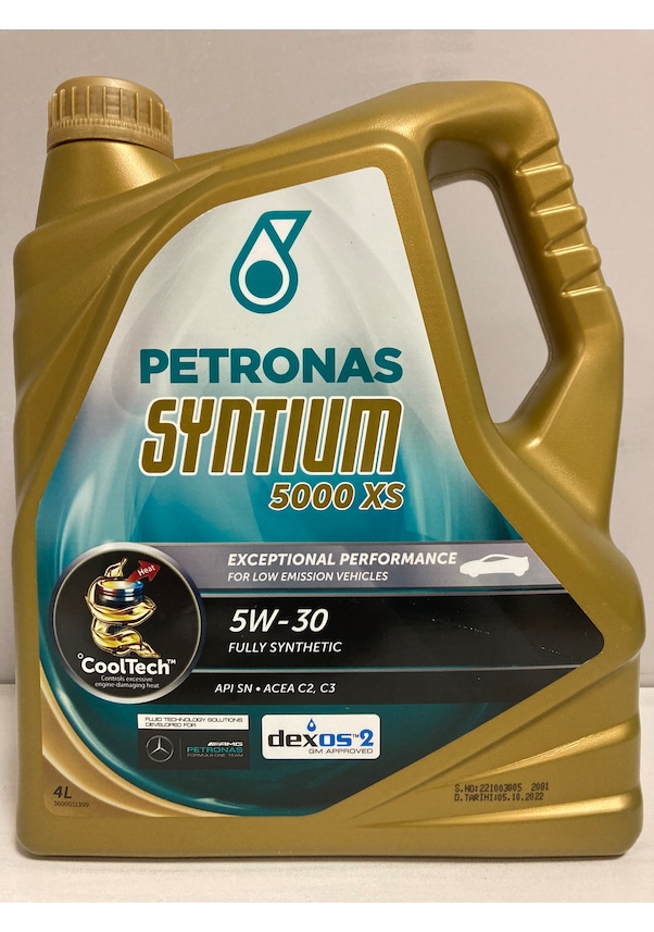 Petronas Syntium 5000 Xs 5W-30 Motor Yağı 4 L Fiyatları ve Özellikleri