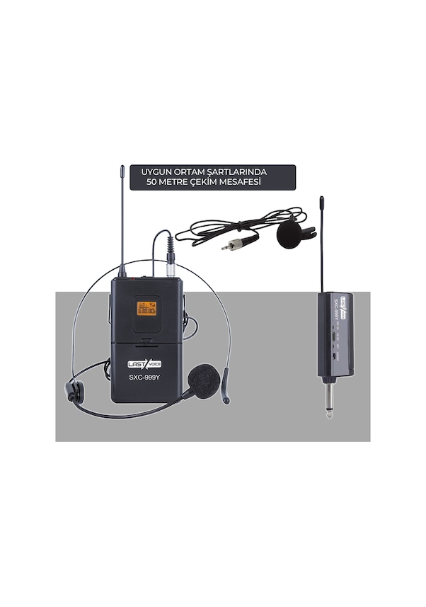 Lastvoice SXC-999Y Şarjlı Telsiz Kablosuz Headset Yaka Mikrofonu Fiyatları ve Özellikleri