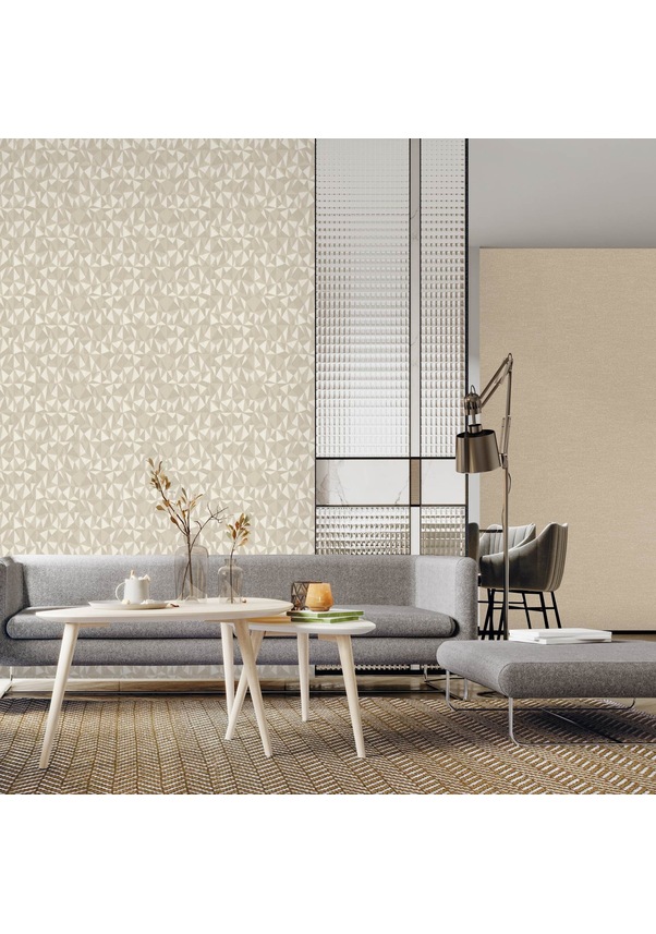 Adawall Omega 23204-2 Çizgili Modern Geometrik Desenli Düz Sade Duvar ...