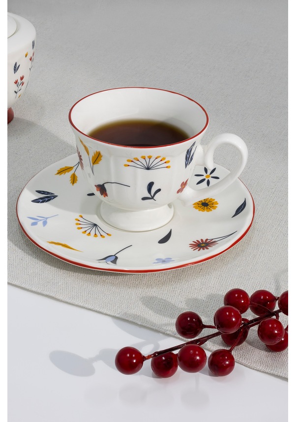 Porselen Tabaklı Ayaklı Çay Fincan Seti Fiyatları ve Özellikleri