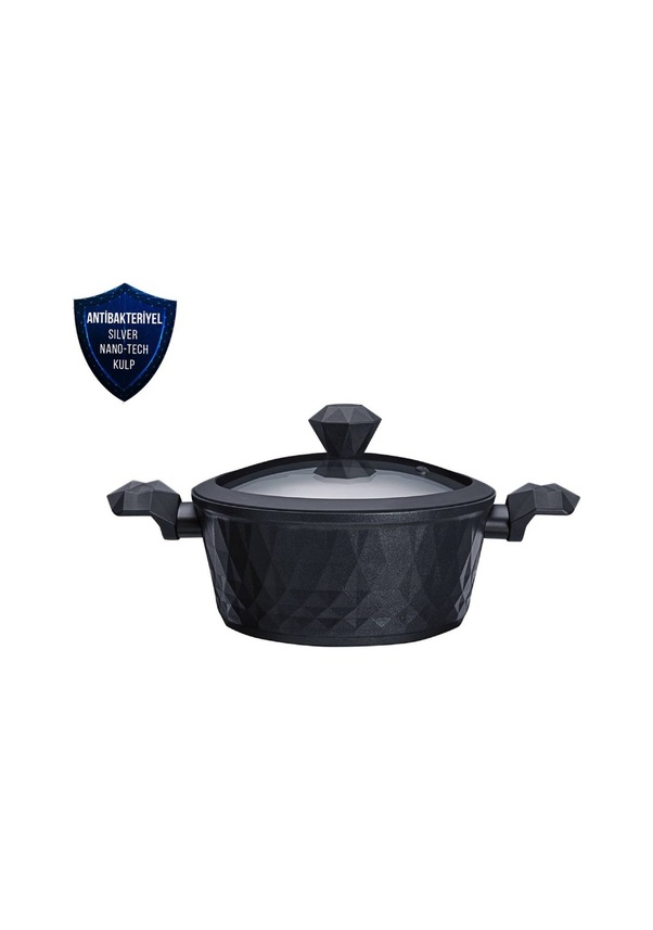 Karaca BioDiamond Antibakteriyel Kulp İndüksiyon Tabanlı 20 CM 2.6 L Tencere Fiyatları ve ...