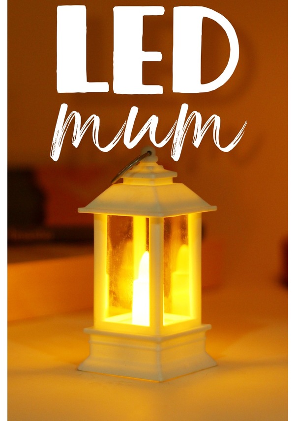 Led Mum Mini Dörtgen Tip Pil Dahil Dumansız Alev Ledli Yapay Dekoratif ...