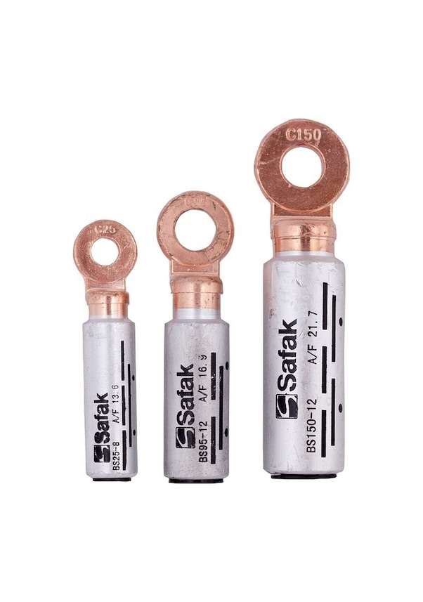 150lik Bimetal Kablo Pabucu Cu/al Dın M12 Fiyatları ve Özellikleri