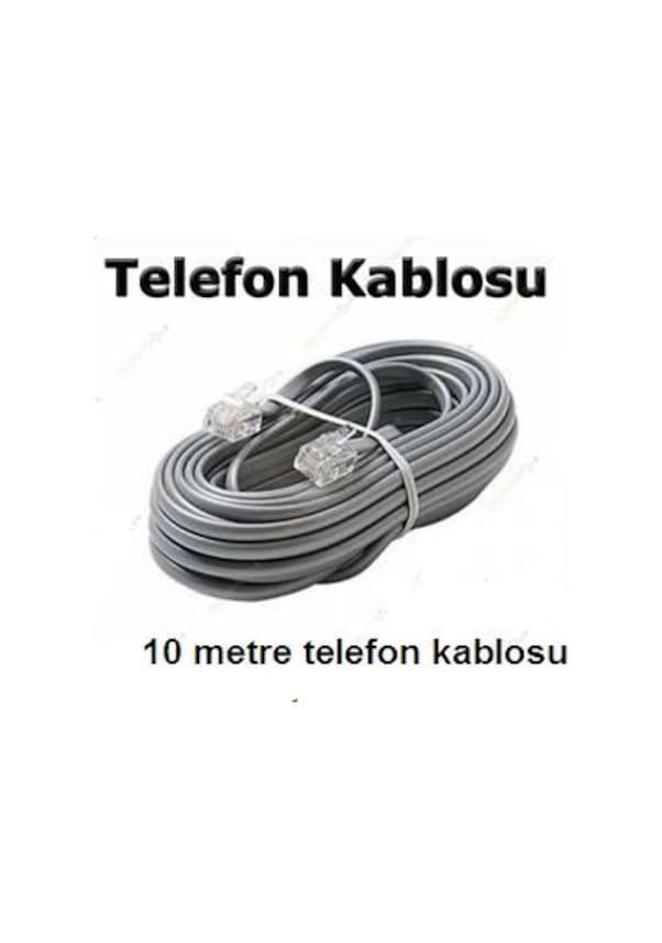 10 Metre Hazir Soketli Telefon Adsl Modem Hat Kablosu Fiyatları ve ...