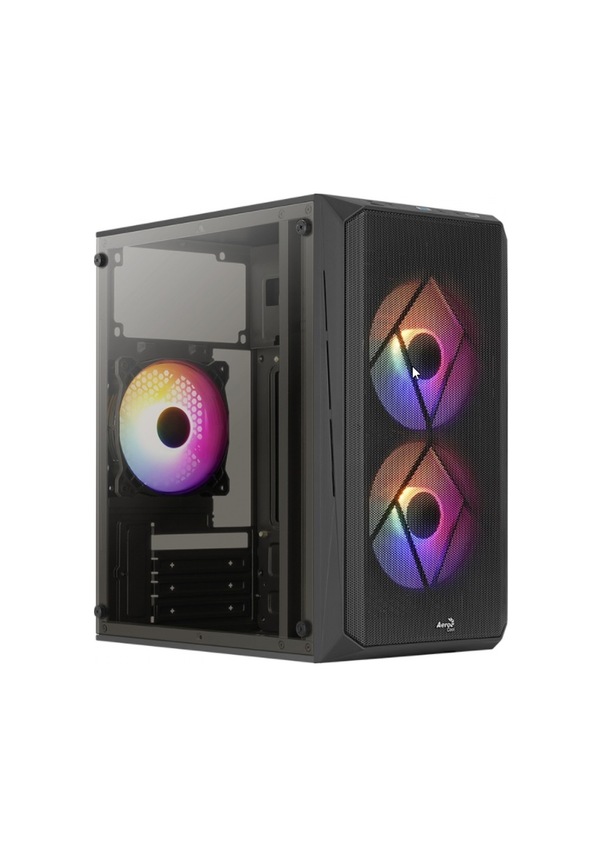 Aerocool CS-107 Micro ATX/Mini ITX Oyuncu Bilgisayar Kasası Siyah ...