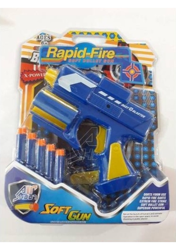 Nerf Rapıd Fıre Sünger Mermi Atan Oyuncak Tabanca 5 Adet Mermi H Fiyatları ve Özellikleri