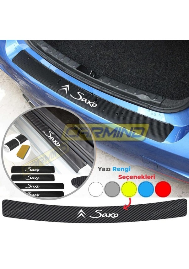 Citroen Saxo Karbon Kapı Ve Tampon Eşiği Sticker Set Fiyatları ve ...