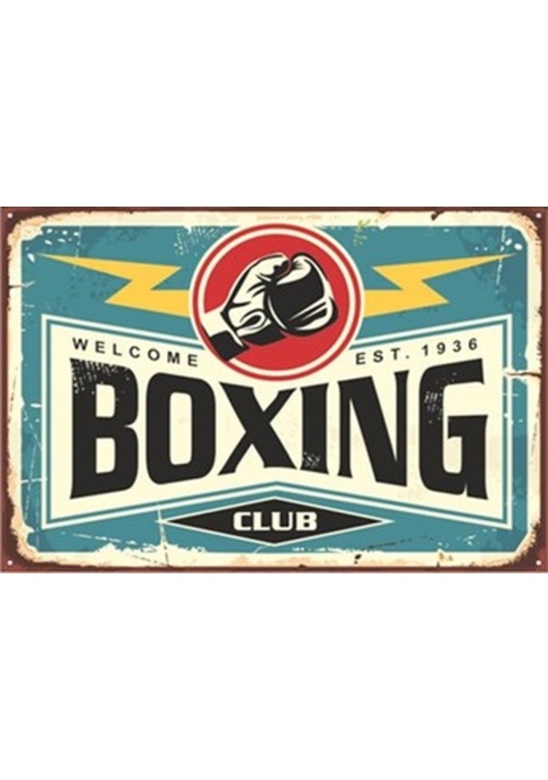 Boks Retro Vintage Ahşap Poster 20 x 30 CM Fiyatları ve Özellikleri