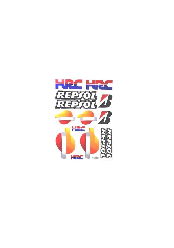 Honda Hrc Repsol Karma Sticker (Etiket) Seti Fiyatları ve Özellikleri