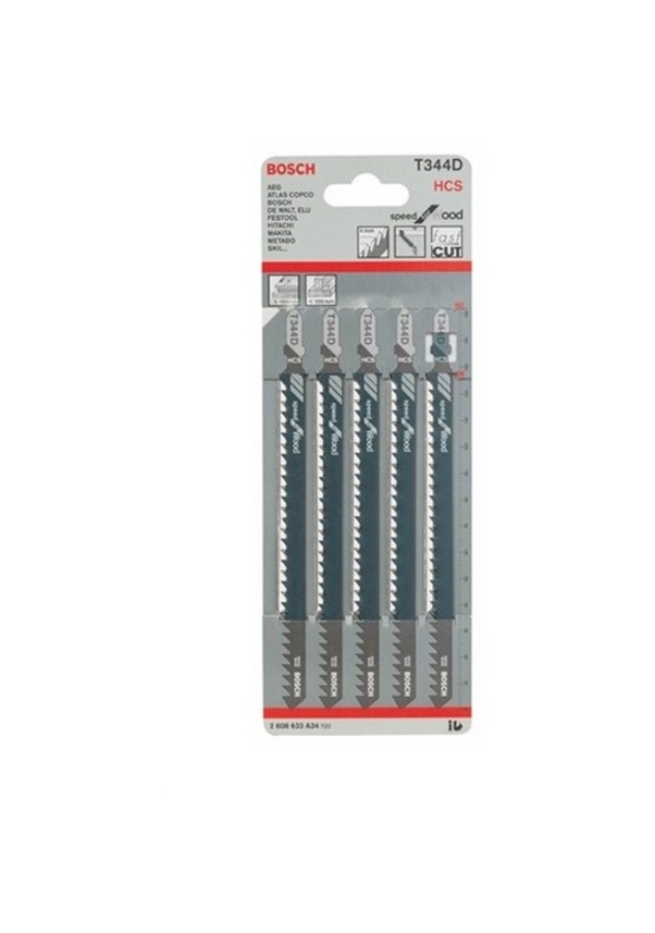 Bosch T 344 D Speed For Wood Dekupaj Testeresi Bıçağı 5'Li - 2608633A34 ...