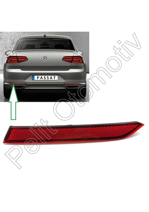 Passat B8 Tampon Reflektörü Sol Dış 3G0945105A Fiyatları ve Özellikleri