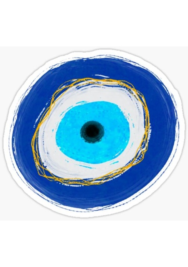 Nazar Boncuğu Sticker Duvar 18cm Yapıştırma Etiket MD1 Fiyatları ve ...