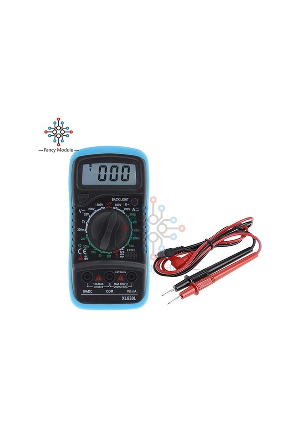 Xl830l Mavi-xl830l Multimetre Lcd Arka Işık Taşınabilir Ac/dc ...