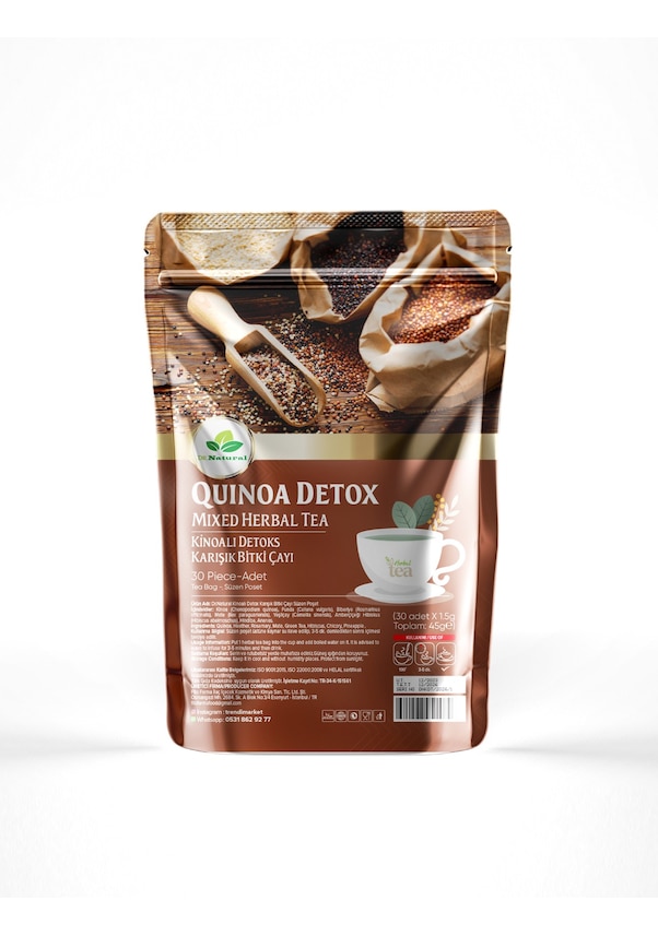 Dr. Natural Kinoa Detox Bitkisel Karışımlı Form Çayı 45 G Fiyatları ve ...