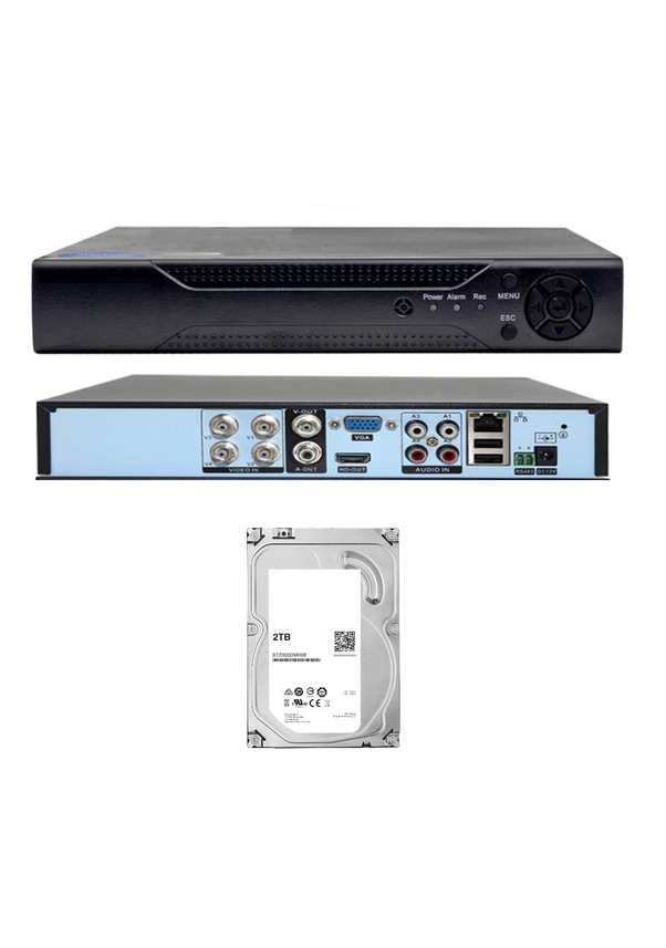 Xmeye 4 Kanal Dvr Kayıt Cihazı + 3.5" 2 TB Hdd Set Fiyatları ve Özellikleri