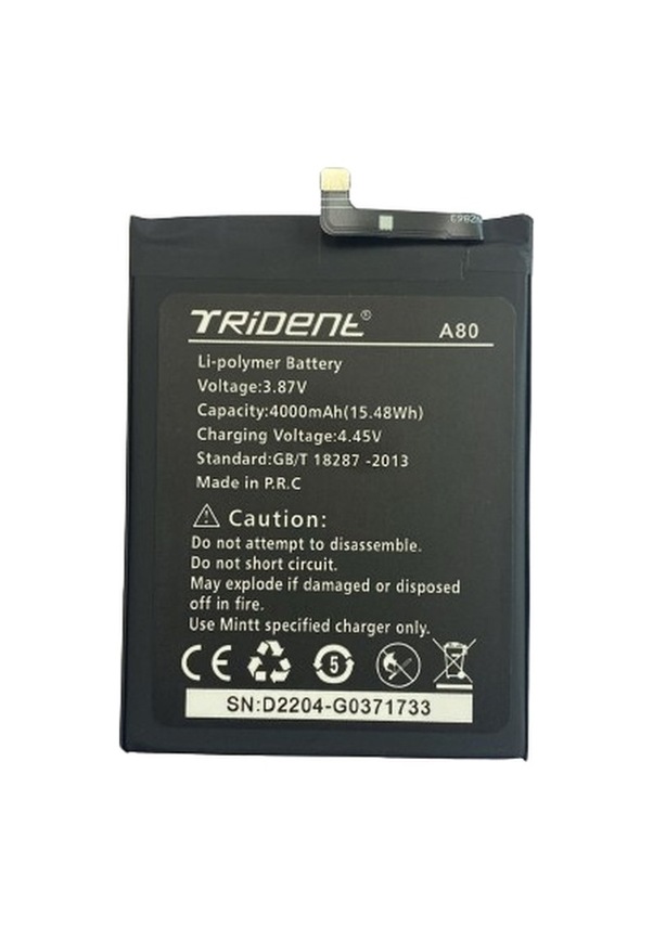 Trident A80 Pil Batarya 4000 Mah Fiyatları ve Özellikleri
