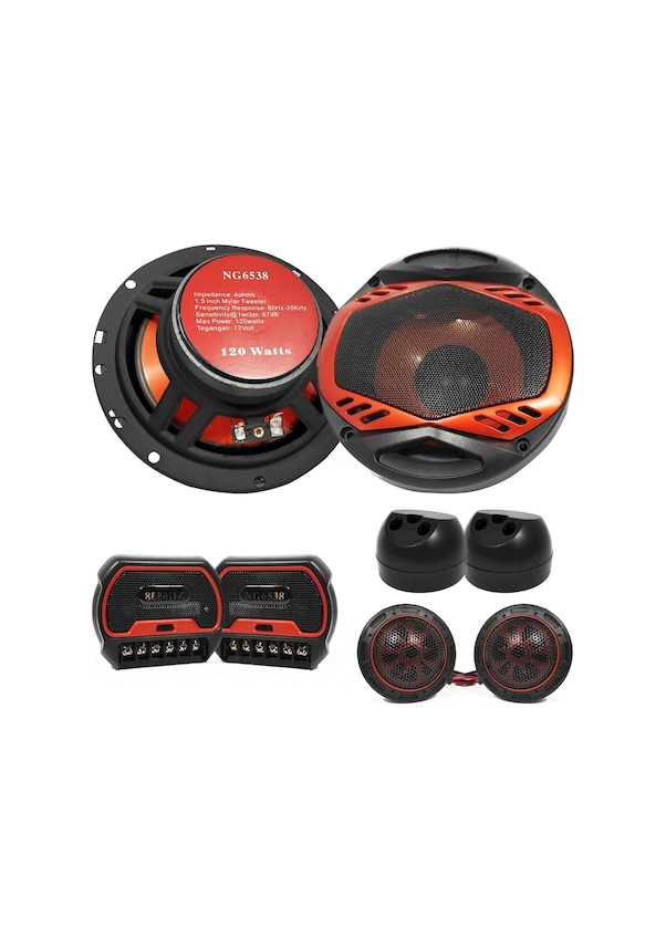 OTO MIDRANGE COMPONENT 16CM 120W KAPAKLI 2 ADET NAVİGOLD NG-6538 Fiyatları ve Özellikleri