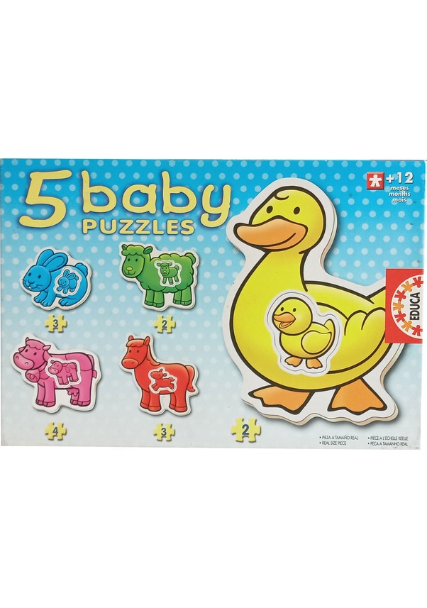 5 Baby Puzzles Bebekler Için 5 Farklı Pazıl Birlikte Fiyatları ve ...