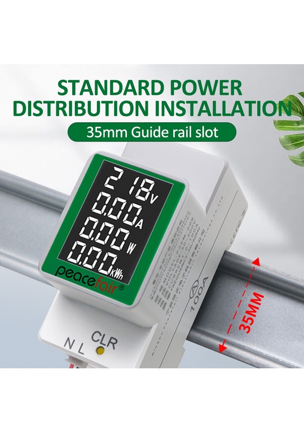 Ac50-300v 0-100a Din Ray Wattmetre Voltmetre Ampermetre Güç Ölçer Volt ... Ac50-300v 0-100a Din Ray Wattmetre Voltmetre Ampermetre Güç Ölçer Volt ...