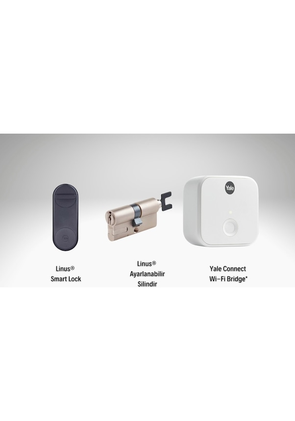 Yale Linus Akıllı Kilit, Wifi Modolü ve Anahtar Göbeği Seti Fiyatları ...