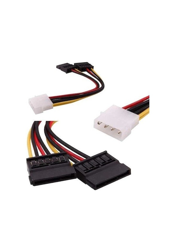 Molex Sata Power Molex 2x Sata Power Güç Kablosu 4 Pin 15Pin Fiyatları ...
