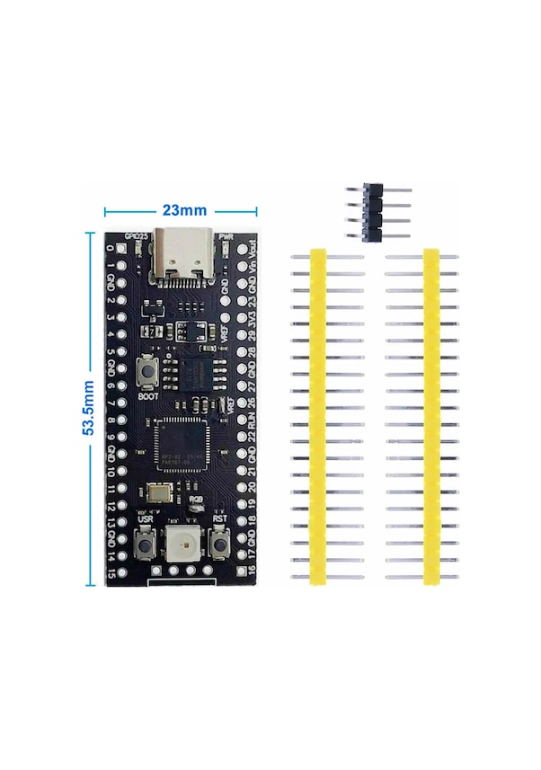 Raspberry Pi Pico RP2040 16Mb Modül Type C Dual Core 264Kb Arm Fiyatları ve Özellikleri
