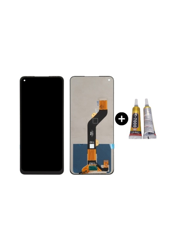 Tecno Camon 16 Uyumlu Oled Lcd Ekran Dokunmatik + B7000 Çok Renkli ...