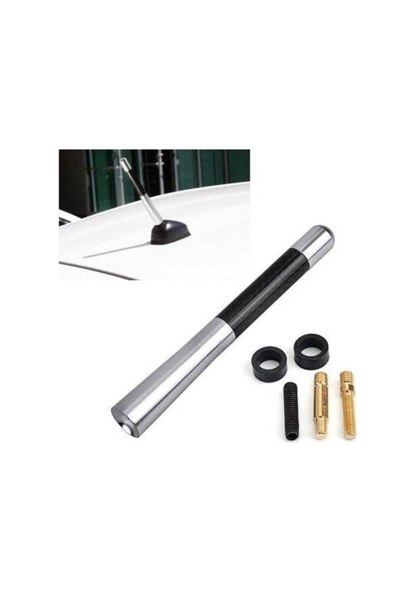 Renault Clio Symbol Uyumlu Çubuk Anten Spor Anten Siyah-Gri Renk ...