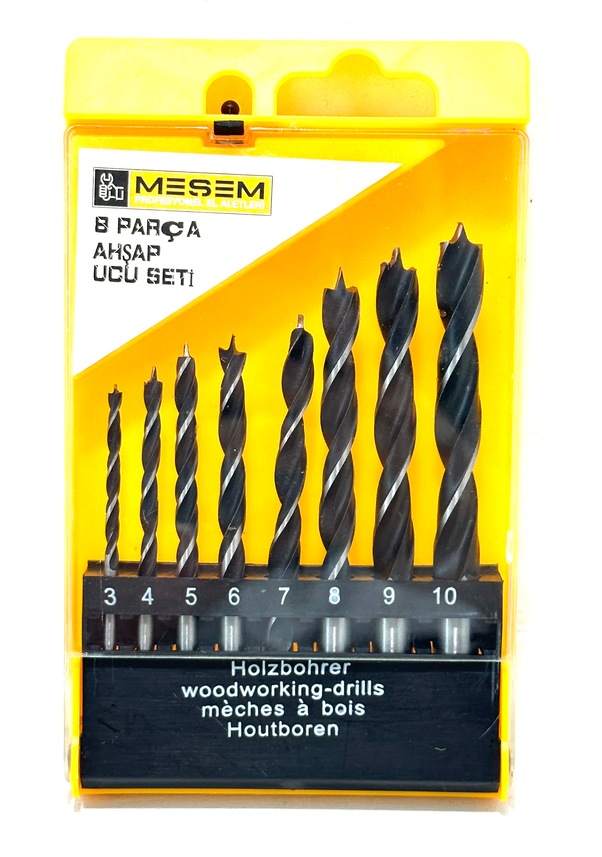 Meşem Ahşap Matkap Ucu Seti Takımı Hss Uçları 8 Parça Fiyatları ve ...
