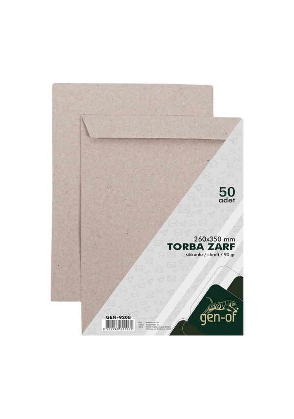 Gen-Of Torba Zarf 26x35 Kraft 90 G Silikonlu 100'lü Fiyatları ve ...