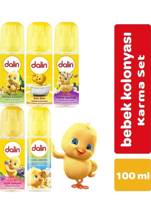 Dalin Bebek Kolonyası 100 Ml X 5 Fiyatları ve Özellikleri