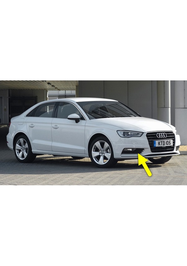 Audi A3 Sedan 13-16 Ön Tampon Sağ Sis Farı Izgara Krom 8V5807682A ...