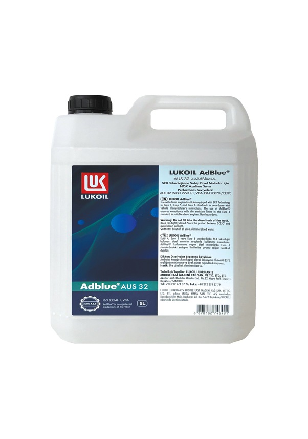 Lukoil AUS 32 AdBlue 5 Litre Fiyatları ve Özellikleri
