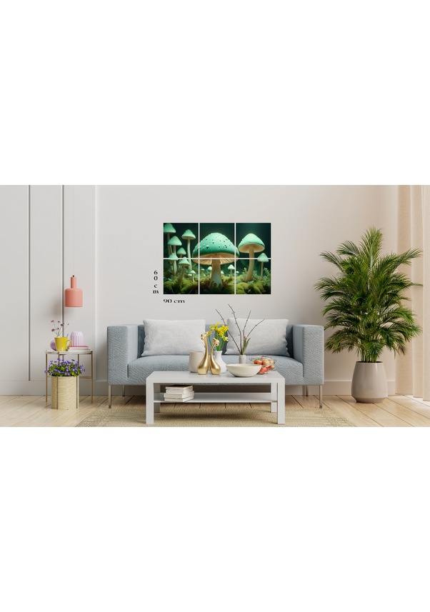 Mantar 12 - Pwc Tablo - Ev&ofis Dekorasyonu 30 x 30 CM Fiyatları ve ...