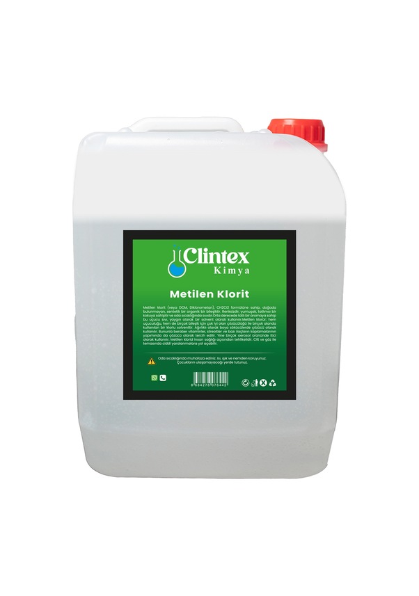 Clintex Kimya Metilen Klorit %99 5 Kg Fiyatları ve Özellikleri