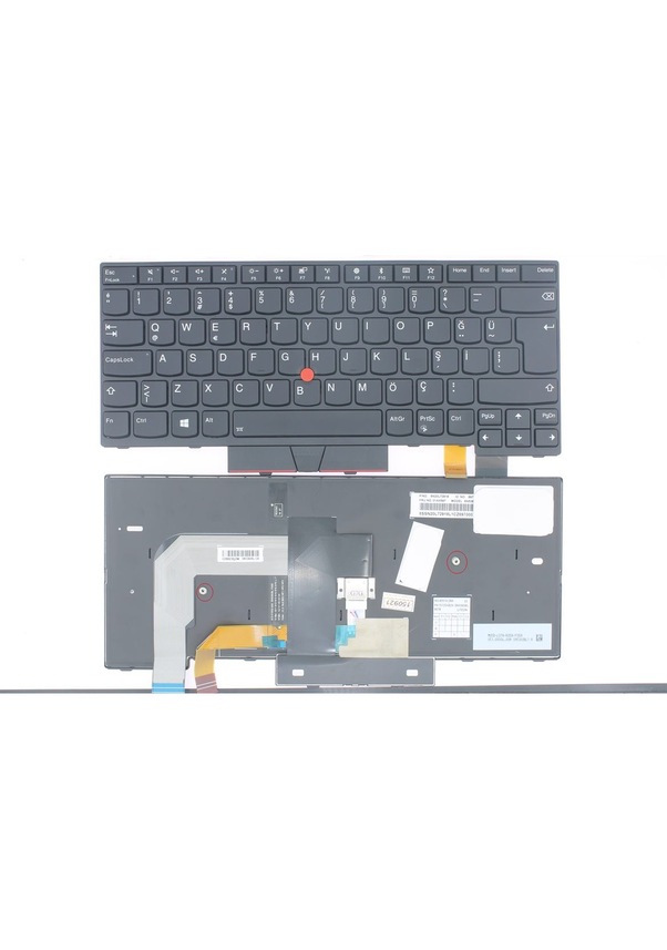 Lenovo Uyumlu Thinkpad T480 Model 20L5, 20L6 Laptop Klavye Backlit ...