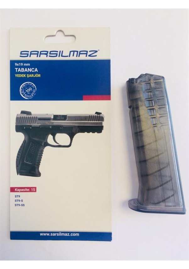 Sarsılmaz ST9 9mm 15+1 Orjinal Siyah Şarjör Fiyatları ve Özellikleri