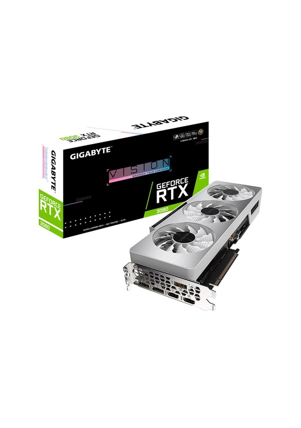 Gigabyte RTX 3080 VISION OC 10 GB GDDR6X 320 Bit RGB LED Nvidia Ekran ...