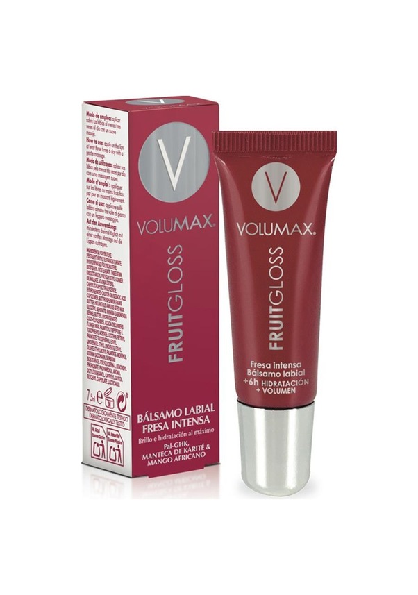 Volumax Fruit Gloss Yoğun Çilek Dudak Parlatıcısı 7.5ml Şeffaf ...