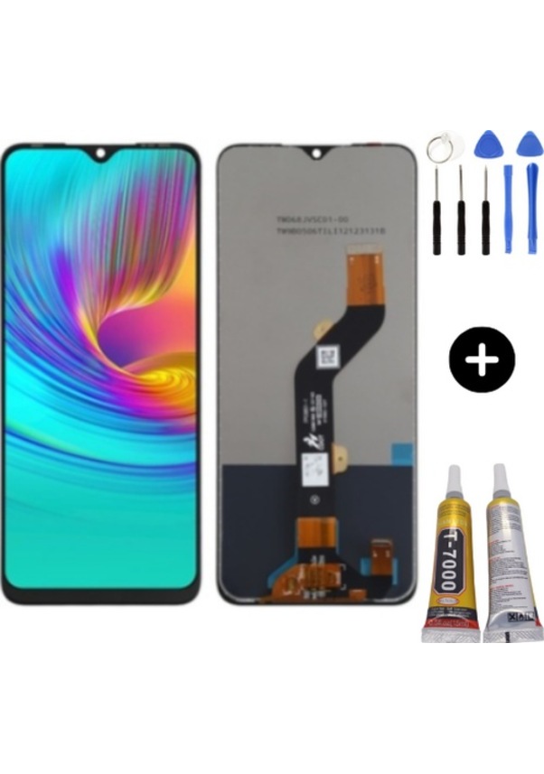 Tecno Pova Neo Uyumlu Hk Lcd Ekran Dokunmatik + Montaj Seti Çok Renkli ...