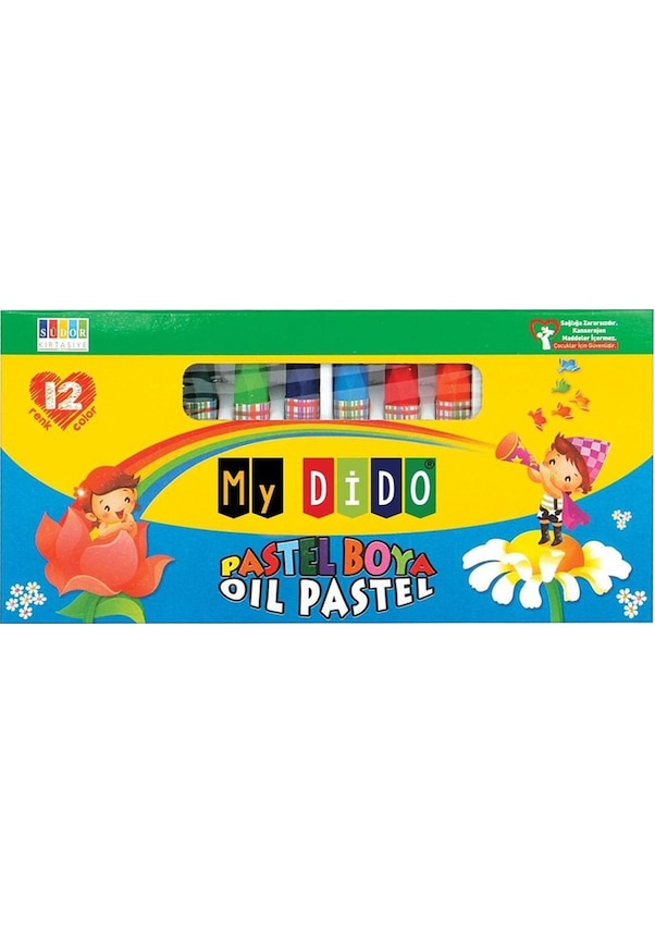 Pastel Boya 12 Renk Karton Kutu Südor Pastel Boya Mydido Pastel B ...