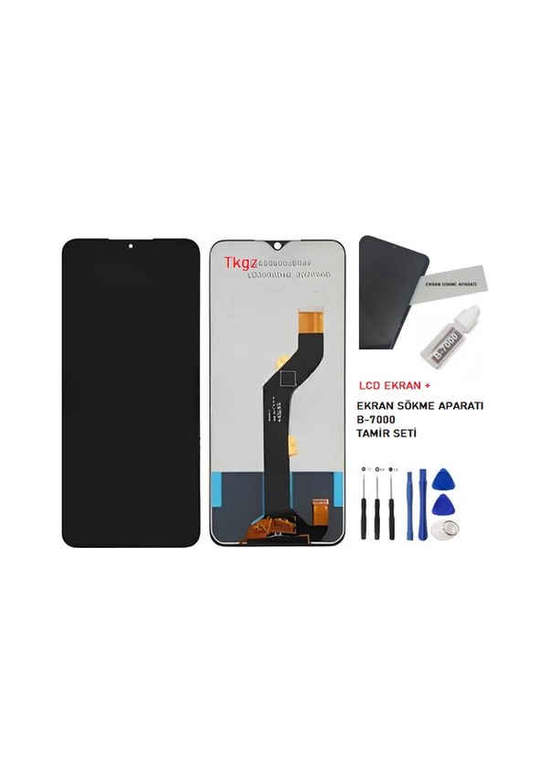 Tecno Pova Neo 2 Lcd Ekran Dokunmatik - A - Kalite + B-7000 + Tamir Seti Siyah Fiyatları ve ...