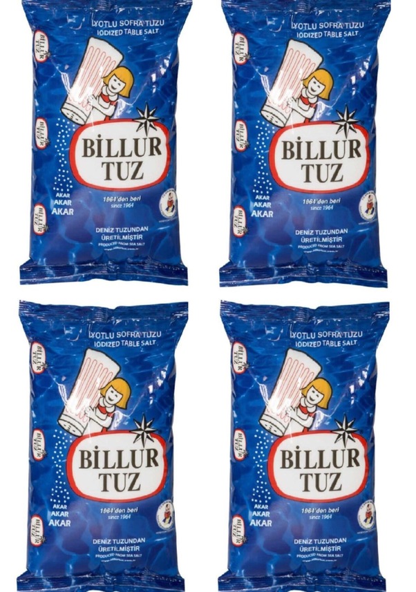 Billur Tuz Iyotlu 4 x 750 G Fiyatları ve Özellikleri