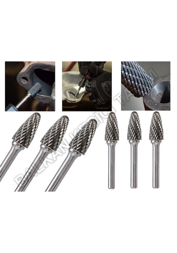 3MM KARBÜR KALIPÇI FREZE ELMAS TAŞLAMA FREZE UCU F TİPİ Fiyatları ve ...