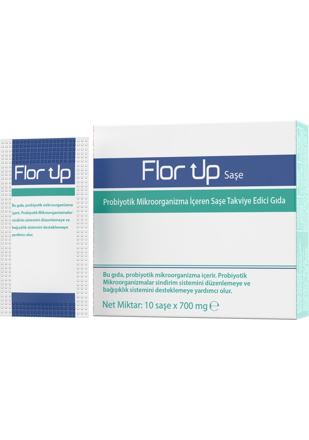 Flor Up Probiyotik Mikroorganizma İçeren Takviye Edici Gıda 10 Saşe ...